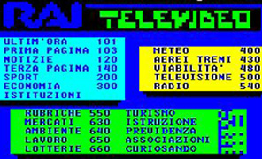 Televideo - 25 anni di Televideo